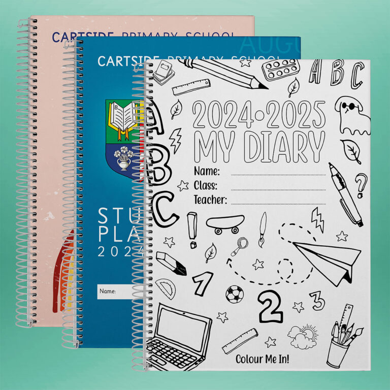 Personalised Student Planners for Primary Schools - hdc Printing Solutions