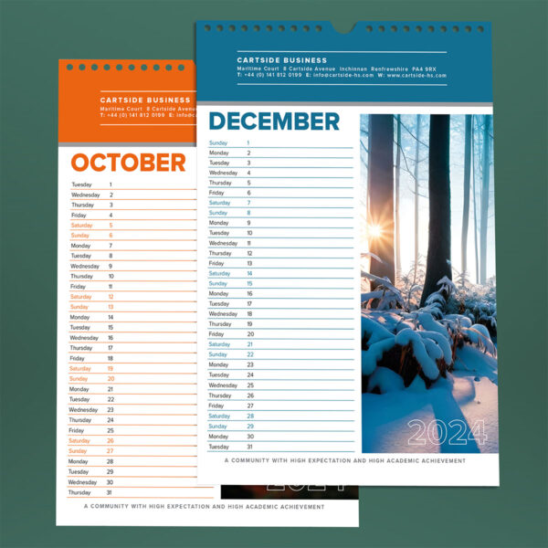 Personalised Calendar Printing Services - hdc Custom Calendar Solutions