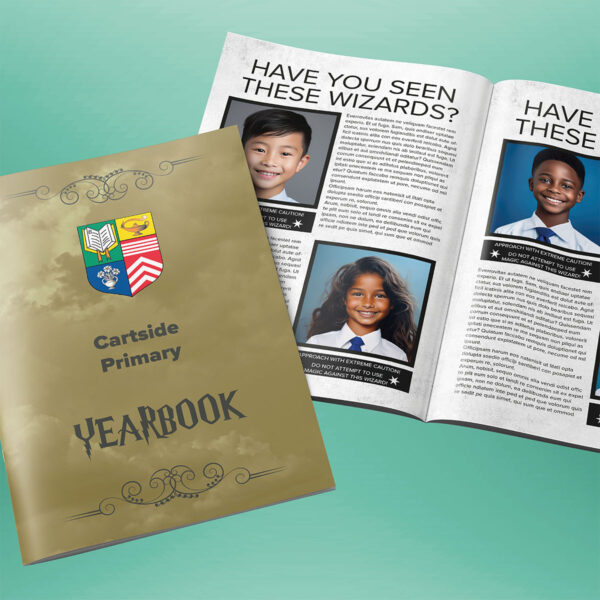 Personalised Yearbooks for Primary Schools - hdc Printing Services