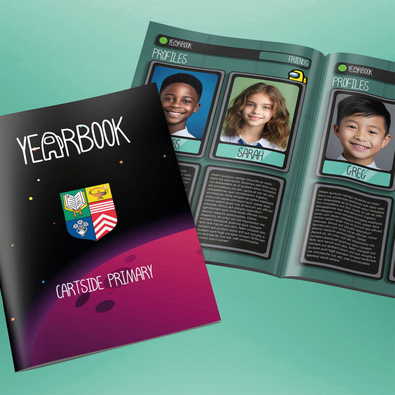 Personalised Yearbooks for Primary Schools - hdc Printing Services